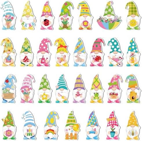 Amazon.com: Hoteam 30 Pcs Spring Refrigerator Gnomes Magnets Car Garage ...