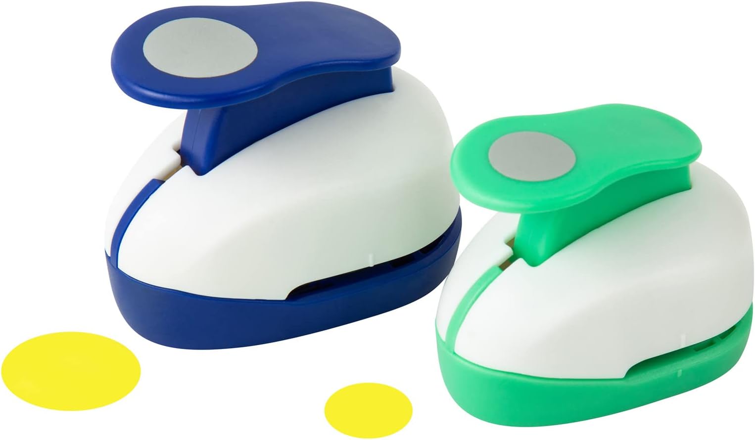 2PCS Circle Punch 1inch + 5/8inch Hole Punch Shapes Paper Cutter for ...