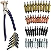 Cleco Temporary Fasteners Rivets Pins (40) Pliers And 5 Sheet Metal ...