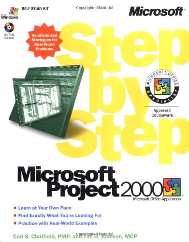 Amazon | Microsoft® Project 2000 Step by Step (EU-Step by Step) | Chatfield, Carl, Johnson ...