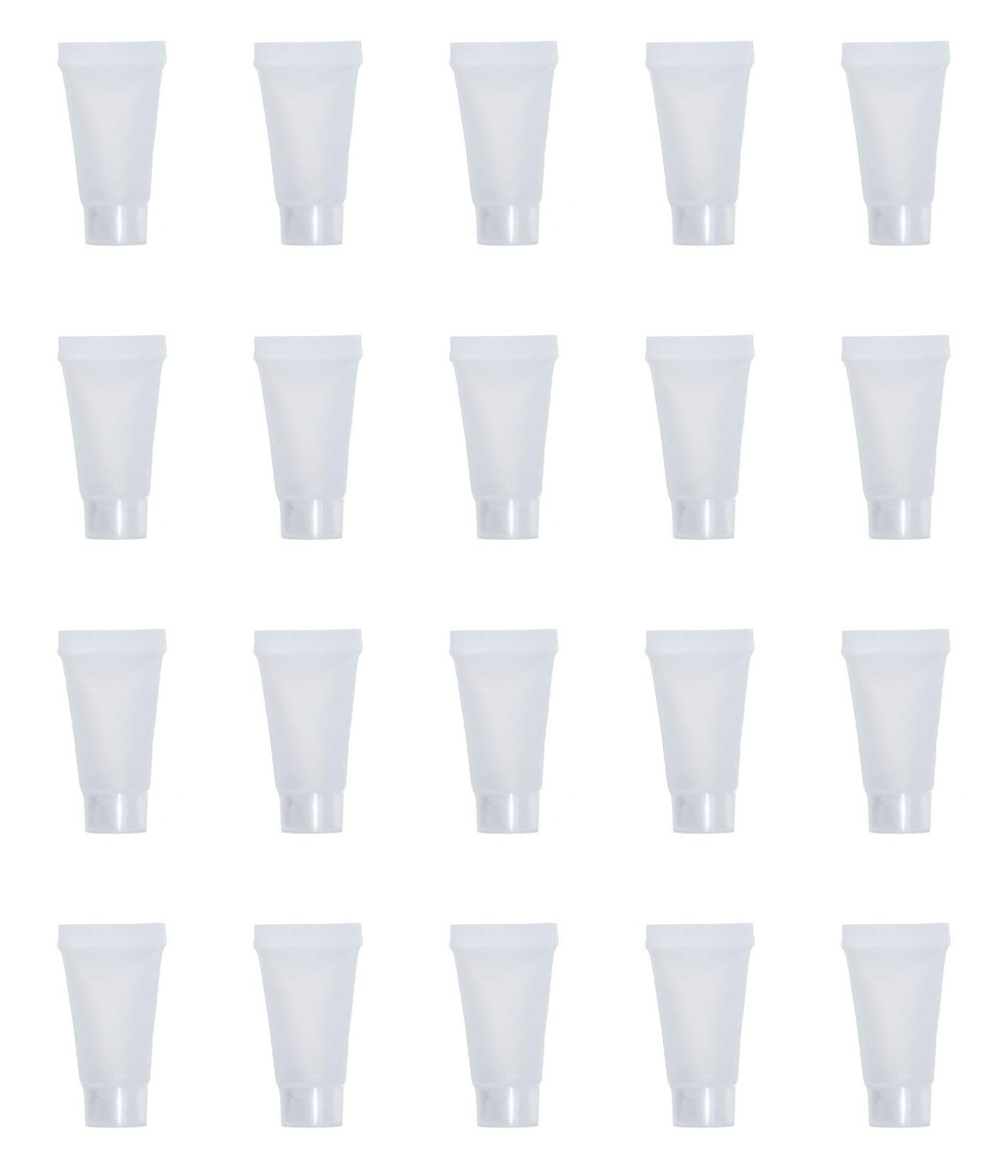 Amazon.com: Ruwado 20 Pcs 5ML Refillable Empty Tubes Bottles with ...