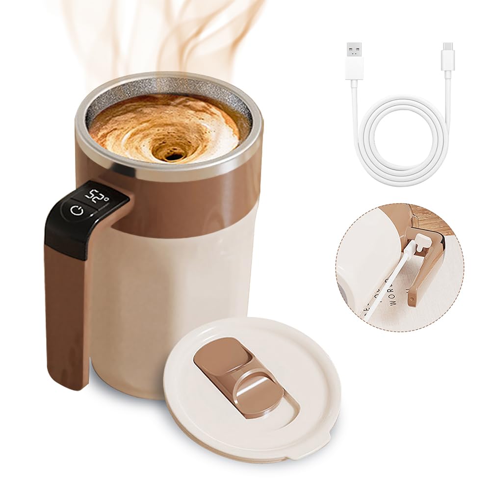 YOUNICE Self-Stirring Coffee Mug 400ML Magnetic Stirring Cup ...