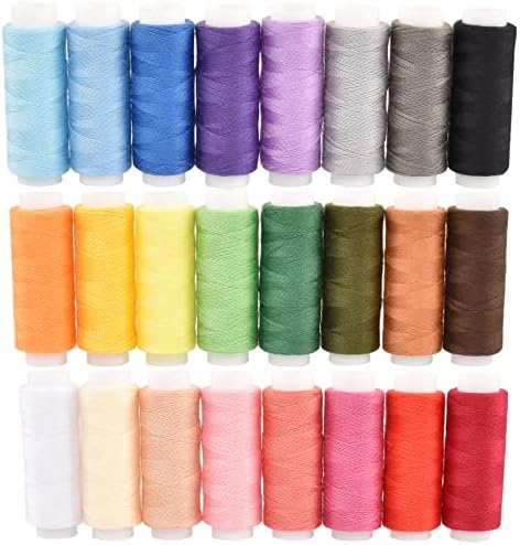 Sewing Thread Kits,36 Colors Polyester Threads for Hand Stitching ...