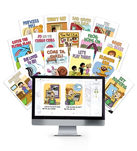 Snapklik.com : Decodable Readers: 15 Beginning Blends Phonics Decodable ...