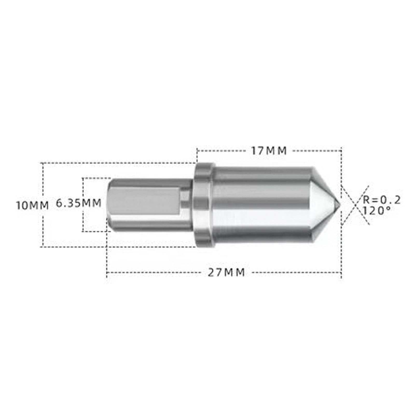 Snapklik.com : 1 Pcs Rockwell Hardness Tester Indenter Steel Ball ...