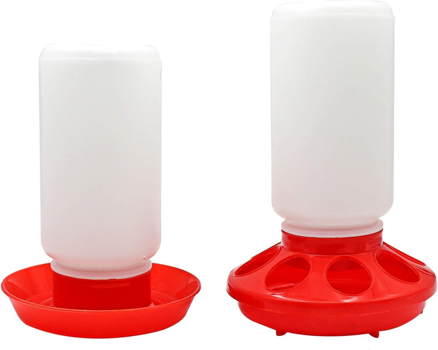 Amazon.com: Little Family Members Chicken Waterer and Feeder Set | 1 ...