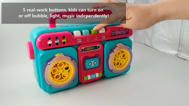 Watch POMIKU Radio Bubble Machine for Toddlers on Amazon Live