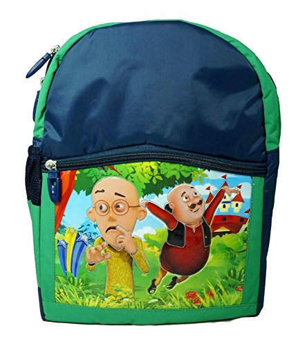 Kanishq Motu patlu Green_Bule Backpack (ABAG0112) : Amazon.in: Garden ...