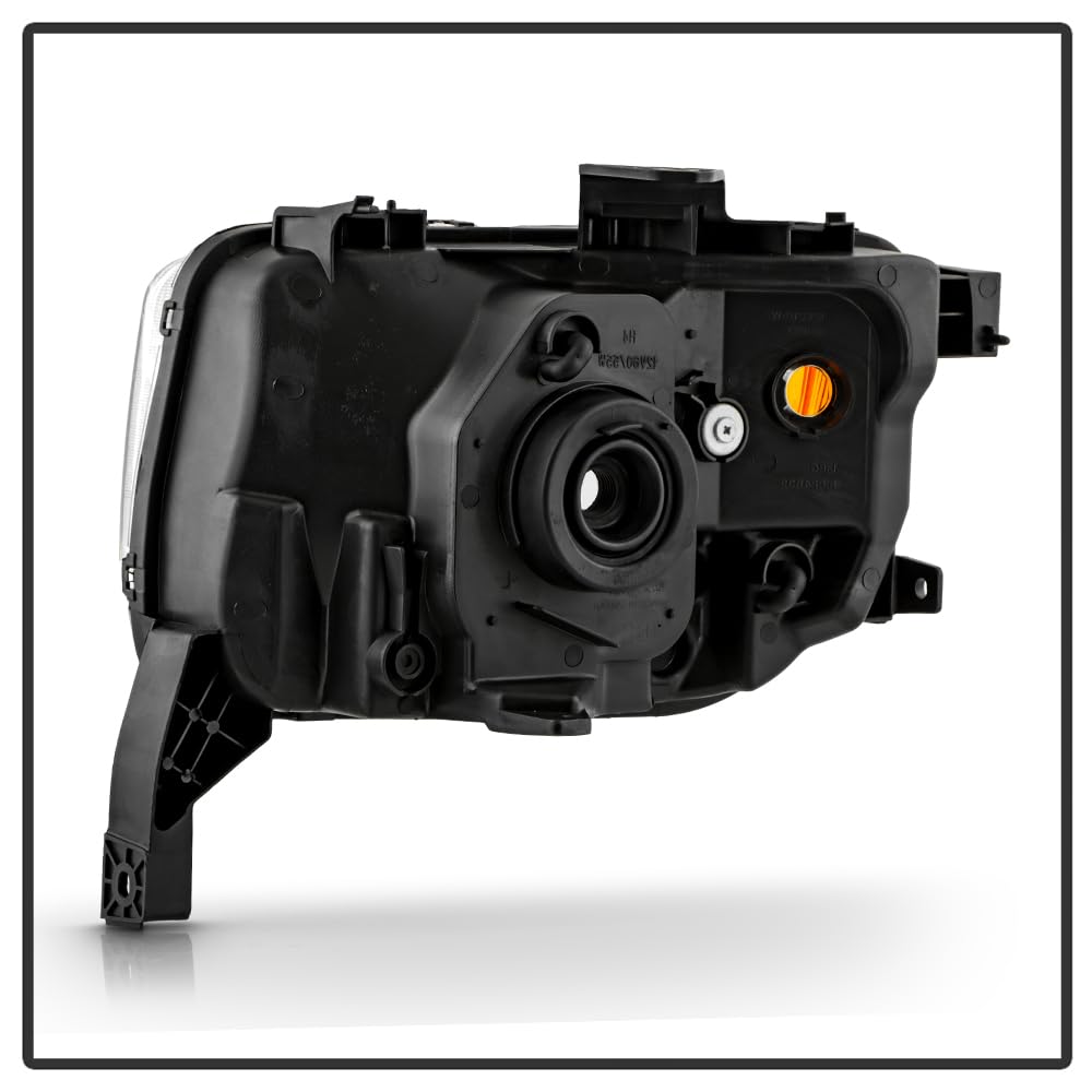 Snapklik.com : For 2007-2008 Honda Element EXLX Black Housing Headlight ...
