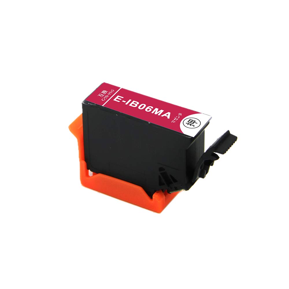 Amazon.co.jp: J-ECO製 IB06MA マゼンター 染料 単品 ISO14001、ISO9001、CE、SGS認証工場 エプソン用 互換インクカートリッジ 残量表示 (IB06 ...
