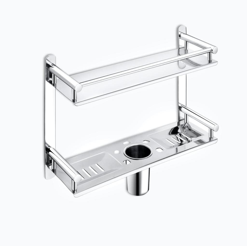 BBL Bathroom Shelf, Stainless Steel Bathroom Shelf Wall Mounted Shower ...