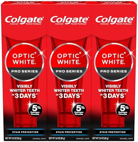 Amazon.com : Colgate Optic White Pro Series Stain Prevention Hydrogen ...