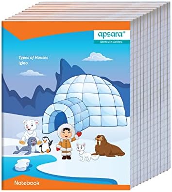Apsara Kingsize Notebook 24x18 Pages 120 Maths Unruled : Amazon.in ...