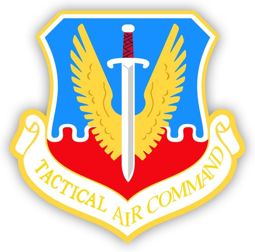 Amazon.com - Tactical Air Command Emblem Sticker Decal - Self Adhesive ...