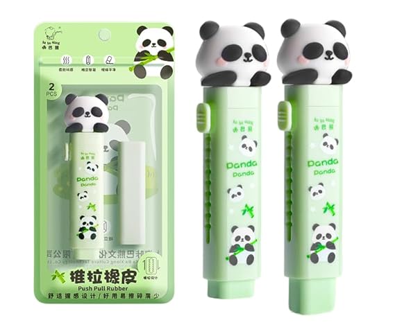 FunBlast Eraser for Kids – Panda Cutter Shaped Eraser Set for Kids ...