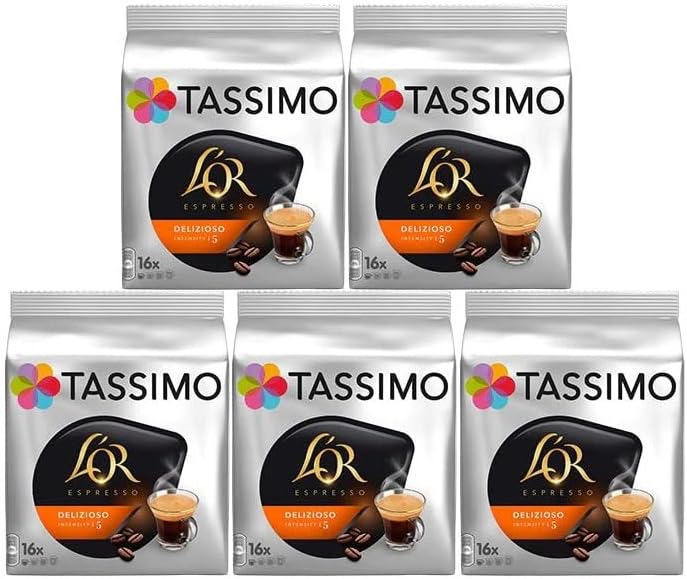 Amazon.com: Tassimo T Discs L'OR Espresso Delizioso 16 T-discs - Pack ...