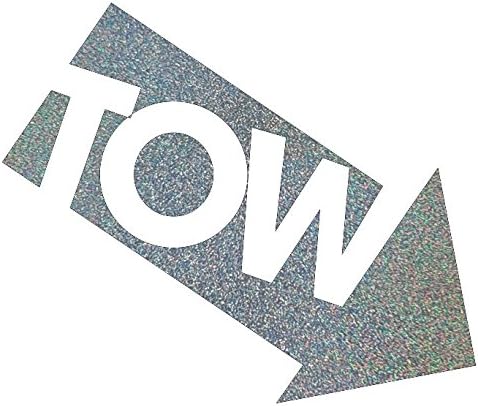 Amazon.com: Tow Arrow JDM Vinyl Decal 7.1x6 inches Glitter Chrome ...