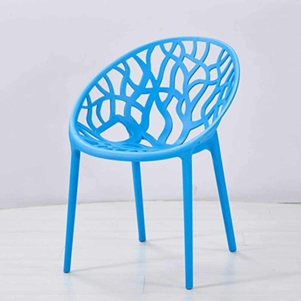 Plastic Dining Chairs Set of 4 Garden Furniture Kitchen Chairs Bedroom ...