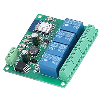 Remote Relay Module 4 Channel Mobile APP Control, Real Time Status ...