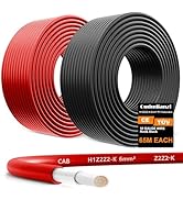 Amazon.com: Oududianzi 10 Gauge Wire- 2x30 Feet Solar Panel Cable ...