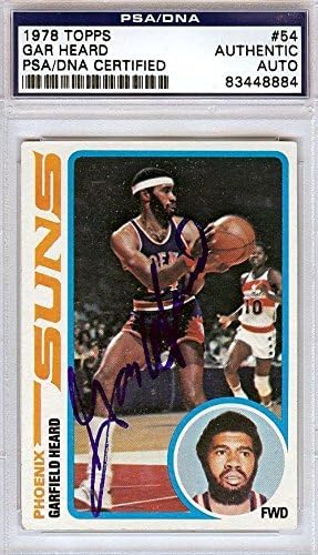 Garfield "Gar" Heard Autographed Signed 1978 Topps Card #54 Phoenix ...