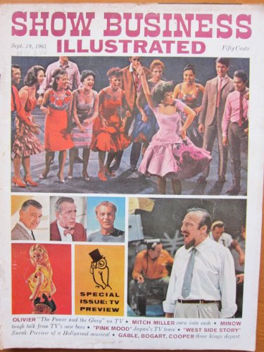 Show Business Illustrated, Vol 1, No. 2, Sept. 19, 1961: HMH Publishing ...