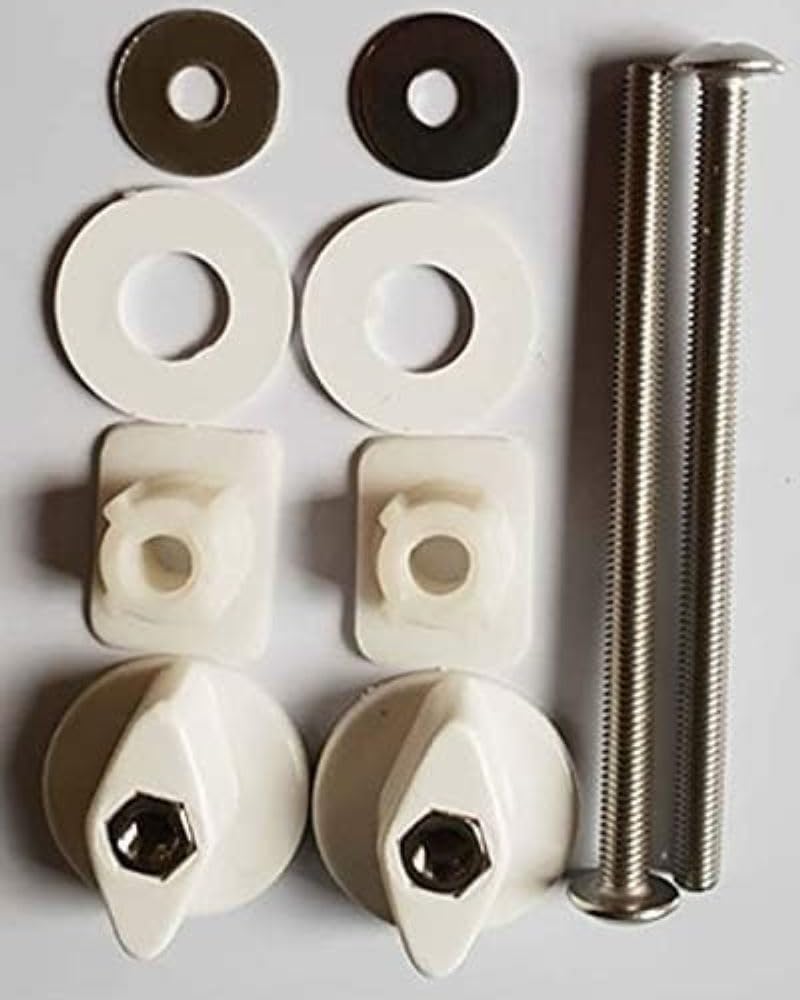 Toilet Seat Replacement Back Nuts Bottom Fixing Bolt Toilet Seat Hinges ...