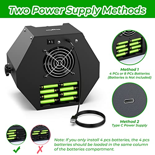 Snapklik.com : Batteries Bubble Machine: Automatic Bubble Blower Type-C ...