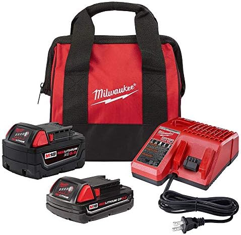 Amazon.com: M18 18-Volt Lithium-Ion XC Starter Kit with Two 5.0Ah ...