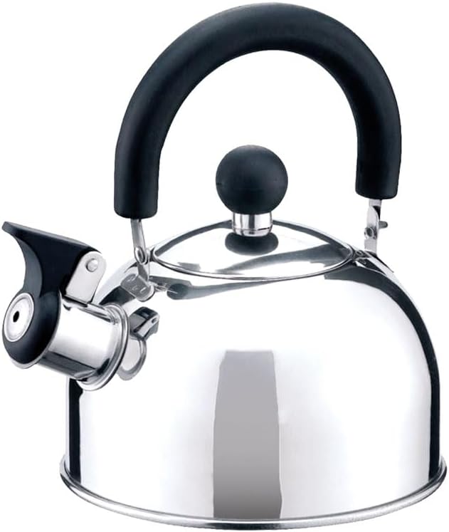 Amazon.com: Whistling Stovetop Tea Kettle Food Grade Stainless Steel ...