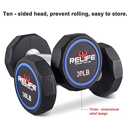 Snapklik.com : Decagon Dumbbell Heavy Weights Barbell Metal Handles For ...