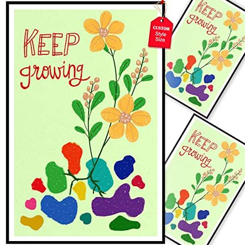 Amazon.com: LOLUIS Inspirational Wall Art Mental Health Positive Quote ...