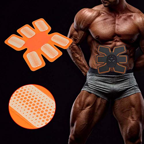 Abdominal Stimulator,Intelligent Abdominal Fat-Reducing Massage Pads ...