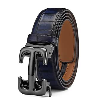 Contacts Genuine Leather Belt for Men with Autolock Buckle - Micro ...