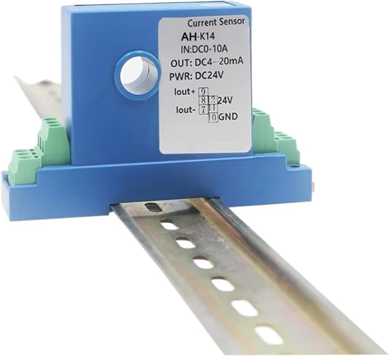 DC Current Sensor Signal Transmitter 4-20mA 0-5V RS485 Analog Signal 0 ...