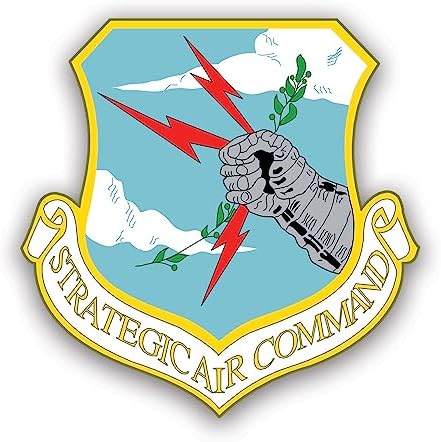 Amazon.com: fagraphix Strategic Air Command Shield Sticker Decal - Self ...