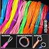 Amazon.com: Fandamei Lanyard String Kit, 12 Colors Plastic Lacing Cord ...
