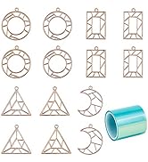 Bezels For Jewelry Making Uxcell Round Alloy Open Back Bezel Pendants ...