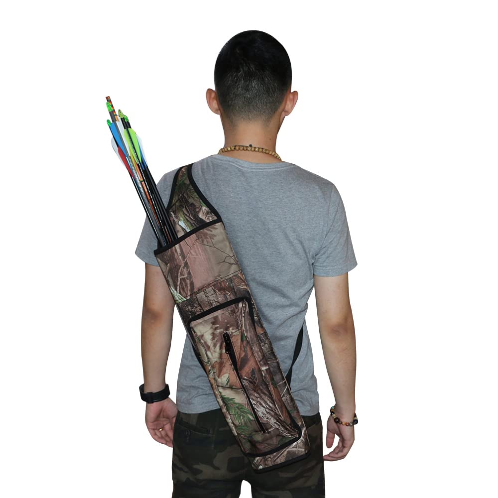 Arrow Quiver TOPARCHERY Youth Archery Back - Lightweight Nylon Hunting ...