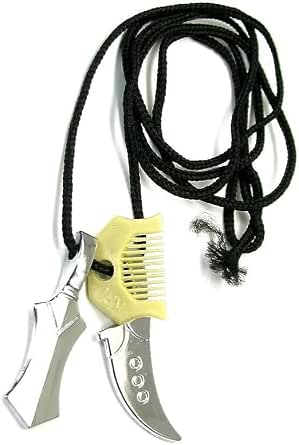 Amazon.com: Galaxie Karmaa Silver Color Khanda Kirpan Kanga Pendant ...