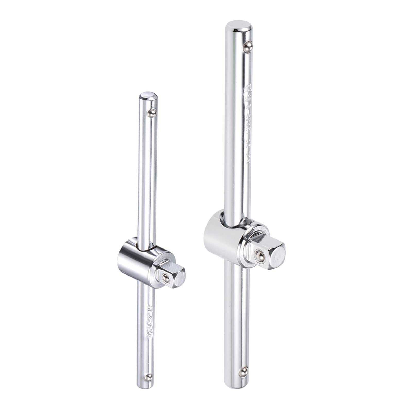 sourcing map 1/4" and 3/8" Drive Sliding Wrench Breaker Bar T-Handle ...