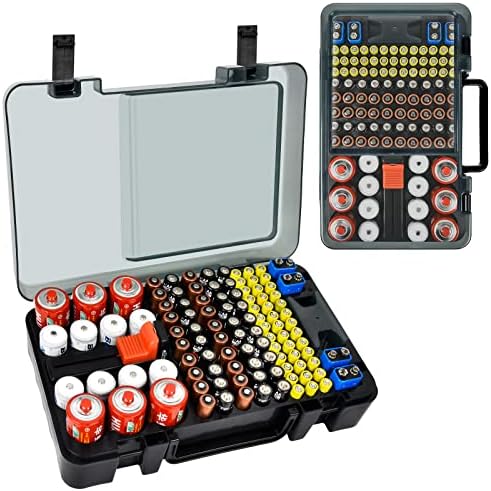 Amazon.com: Ontel Battery Daddy Smart - Battery Organizer Storage Case ...