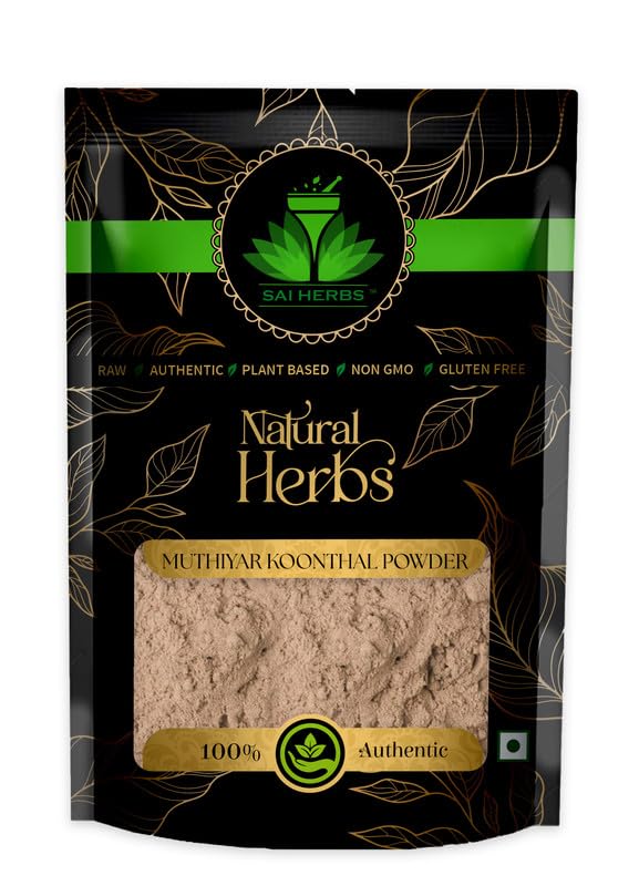 Buy SAI HERBS Muthiyar Koonthal Powder - Dried Sunk Vine Powder - Pure ...