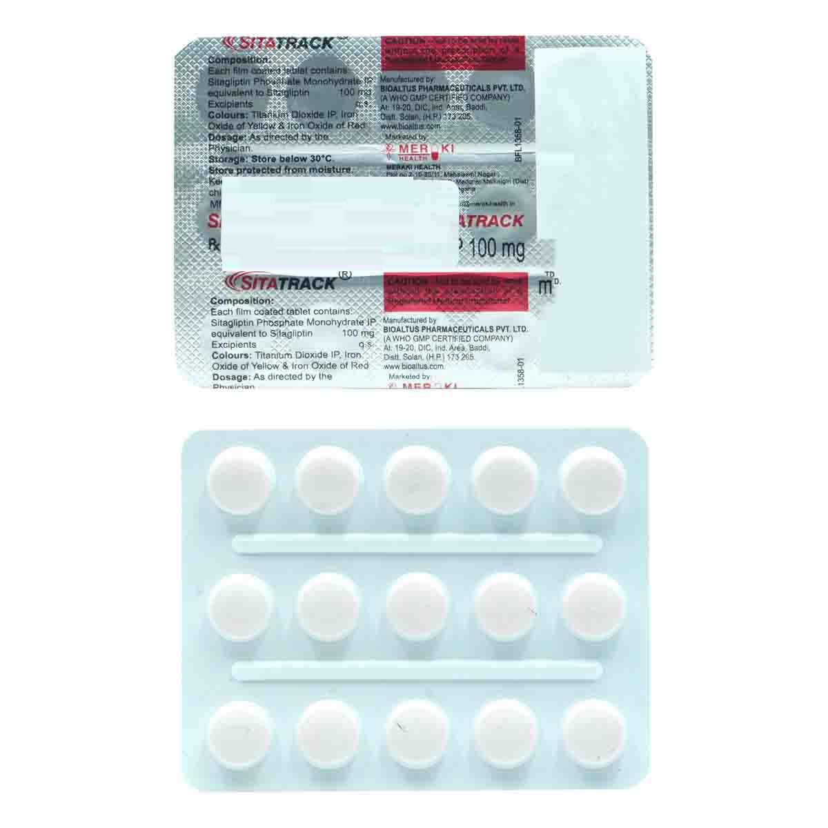 Sitatrack 100 - Strip of 15 Tablets : Amazon.in: Health & Personal Care