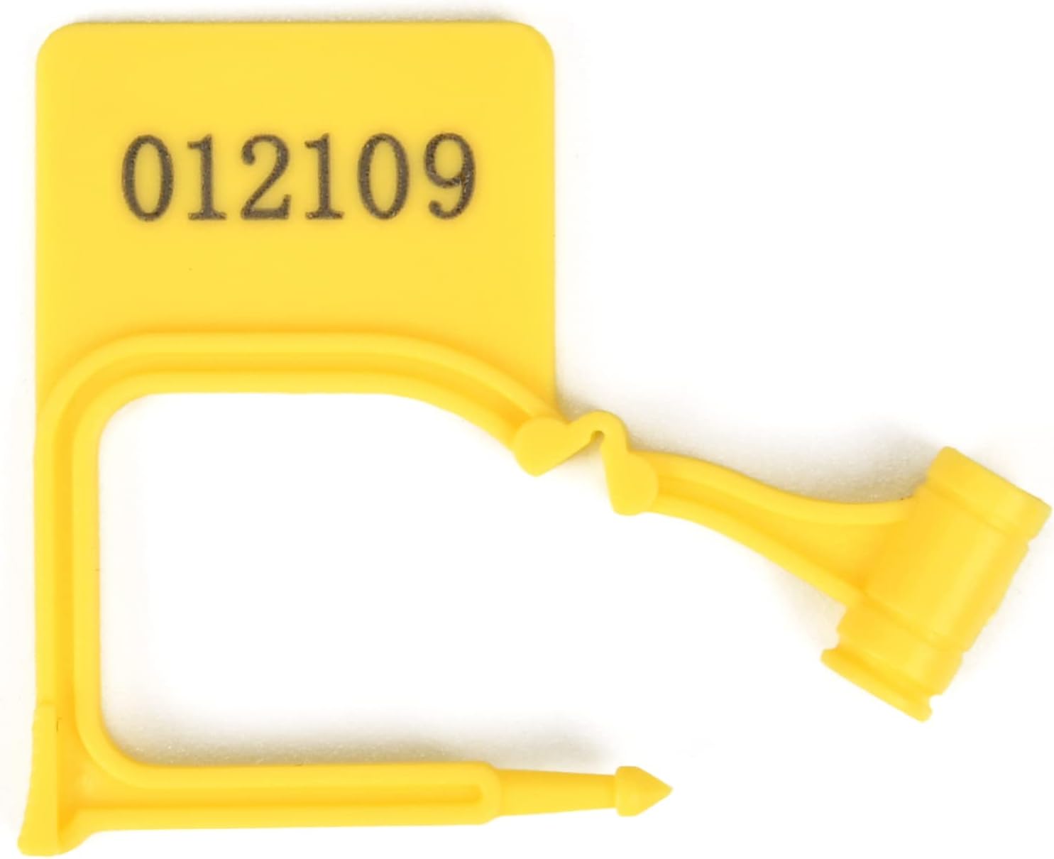 100 Plastic Security Padlock Seal Numbered Tamper Evident Disposable ...