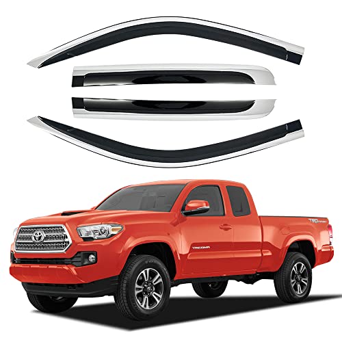 Snapklik.com : AUTOCLOVER Side Window Visor 4 Piece Set For Toyota ...