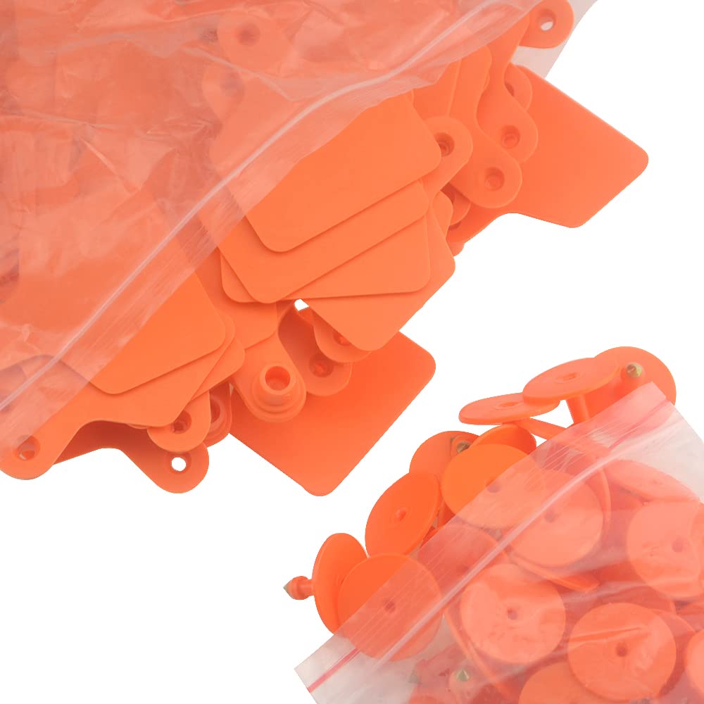 Snapklik.com : WMYCONGCONG 100 Sets Livestock Identification Blank Ear ...