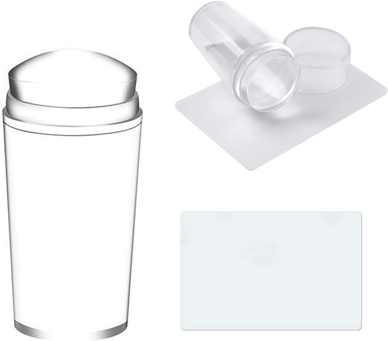 Kit De Estampador De Uñas, Estampadores De Silicona Con Raspador Y ...