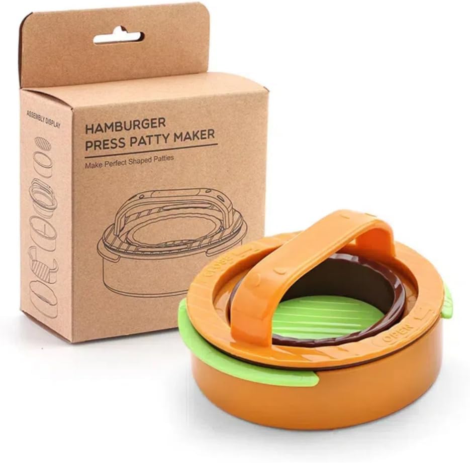 Amazon.com: Pisol Hamburger Press, 4-in-1 Burger Press Patty Maker ...