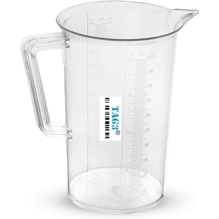 Buy TAG3 ® Polycarbonate Unbreakable Measure Jar for Kitchen Cooking ...